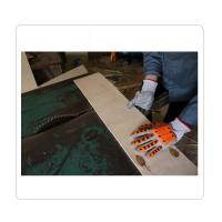 China Grey PU Palm TPR Back HPPE Impact Safety Gloves For Wood Working for sale