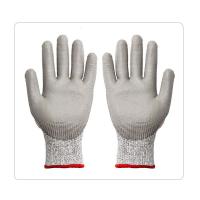 China Orange TPR On Back Cut Level 3 Impact Safety Gloves With PU Coating For Warehousing for sale