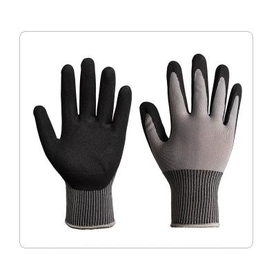 China Nylon Nitrile Protective Gloves for sale