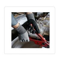 China General Maintenance Nylon Liner Black Nitrile Gloves for sale