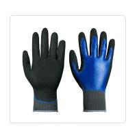 China Automotive And Machinery13 Gauge Nylon Men Heavy Duty Nitrile Palm Coated Gloves for sale