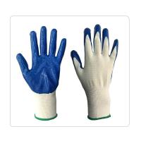 China CE Cut Level 1 Household Blue Nitrile Gloves for sale