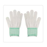 China Packing And Daily Cleaning 13 Gauge White Seamless Nylon Knitted Gloves for sale