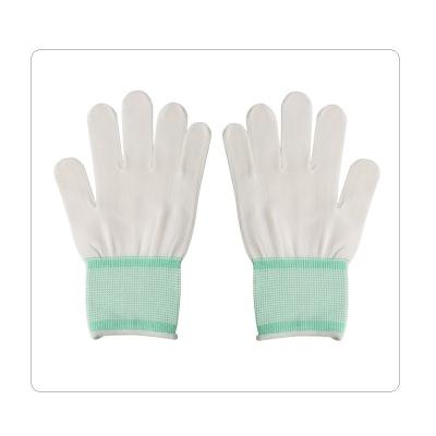 China Packing And Daily Cleaning 13 Gauge White Seamless Nylon Knitted Gloves for sale