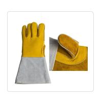 China Metal Smelting Excellent Grip Cowhide Welding Work Gloves for sale