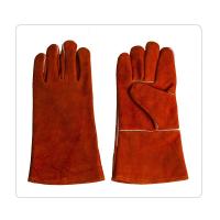 China Automotive Leather Cotton Lining Welding Work Gloves for sale