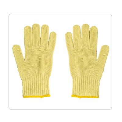 China Construction Safety Aramid Fiber 7G Heat Resistant Gloves for sale