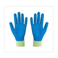 China Rubber Grip Seamless Polyester Liner 13 Gauge  Industrial Latex Work Gloves for sale