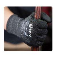 China Black HPPE Anti-Cut Gloves With PU Palm Coating For Warehousing for sale