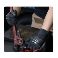 China Black HPPE Anti-Cut Gloves With PU Palm Coating For Warehousing for sale