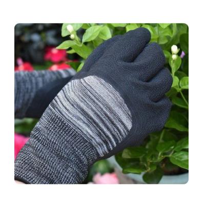 China Soft Latex Half Coating Work Gloves For Agriculture Use And Flower Trim for sale