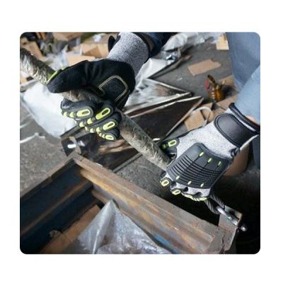 China Carrying Seamless Knit Nitrile Palm Coating Impact Safety Gloves for sale