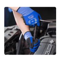 China Vehicle Repairing Sandy Nitrile Gloves for sale