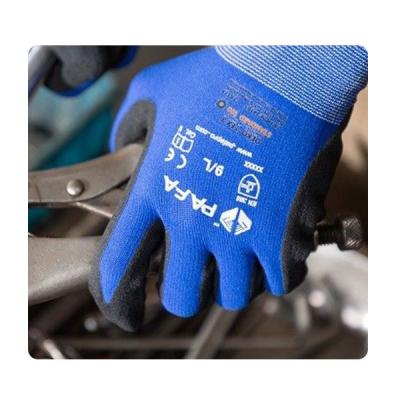 China Vehicle Repairing Sandy Nitrile Gloves for sale
