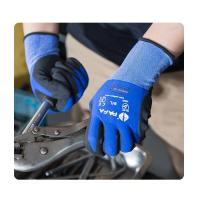 China Nitrile Palm Coated Gloves for sale
