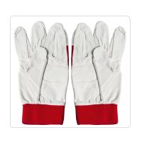 China White Piggy Mechanics Industrial Leather Work Gloves for sale