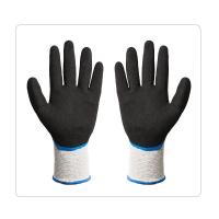 China Oil Proof ANSI Level 4 Puncture Resistant Gloves Double Dipping For Mining for sale