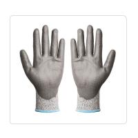 China Anti Slip Glass Handling ANSI Level 3 Cut Resistant Safety Gloves For Carrying for sale