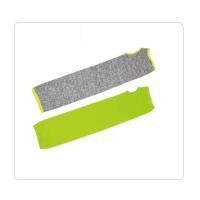 China Dark Color 13 Gauge HPPE Cut Resistant Sleeves For Glass And Sharp Objects Handling for sale