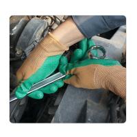 China Warehousing Oil Resistance Anti Abrasion Nitrile Dipping Hand Safety Gloves for sale