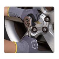China Silicone Free Foam Nitrile Palm Mechanic Work Gloves for sale