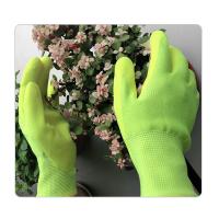 China 15 Gauge Seamless Liner With Nitrile Dipping Mechanical Industrial Work Gloves for sale