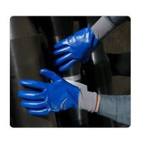 China 13 Gauge Nitrile Coating Water Resistant Gloves for sale