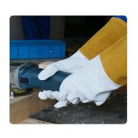 China Cow Split Leather Welding Work Gloves for sale