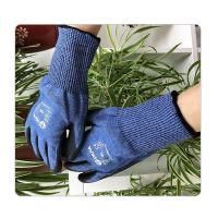 China Building HPPE Steel Knit 13 Gauge Cut Resistant Gloves With Black Pu Dipping On Palm for sale