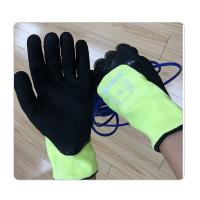 China Construction Excellent Grip In Wet And Oil Environments 13G Cut Resistant Safety Gloves for sale