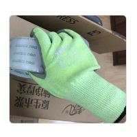 China Mechanics Anti Vibration Grey Pu Palm Coating Cut Resistant Safety Gloves for sale