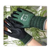 China Foam Black Nitrile Dipping Thin Waterproof Winter Warm Work Gloves for sale