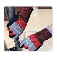 China Red Grey Silicone Free Warehousing And Transportation Firm Grip Women's Gloves for sale