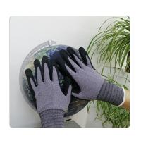 China Silicone Free Construction 15 Gauge Firm Grip OEKO-TEX Nitrile Coated Work Gloves for sale