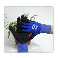 China Multi Purpose Seamless Strong Abrasion Performance 15 Gauge Firm Grip Nitrile Coated Gloves for sale