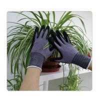 China Labour Protective Microfinish Palm Nitrile Dipped Gloves For Automotive Industry And Transportation for sale