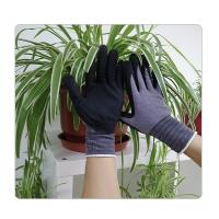 China Industrial And Gardening Comfort Non Slip Dipped Sandy Nitrile Palm Coated Gloves for sale