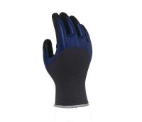 China Dexterity  Work Silicone Free Construction 15 Gauge Nitrile Gloves for sale