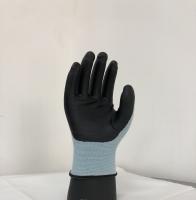 China Oil Resistant 13G Seamless Nitrile Gloves With Grip for sale