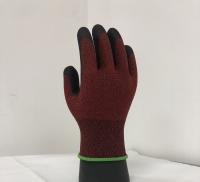 China 15 Gauge Utility Firm Grip Mining Black Nitrile Gloves for sale