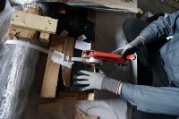 China 13G Polyester Sandy Nitrile Gloves Comfortable for sale
