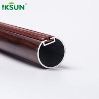 China 5.8m Wood Single Curtain Rod , Brown Wooden Curtain Pole ISO9001 Certified for sale