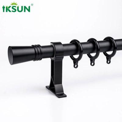 China 19ft Silent Aluminium Curtain Rod Decorative Morandi Color For Bedroom for sale