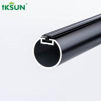 China Adjustable Metal Modern Black Curtain Rods Silent 1.1