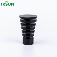 China Adjustable Metal Modern Black Curtain Rods Silent 1.1