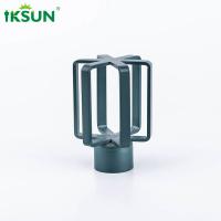 China Sanding Process Curtain Rod Finials Textured For Home Decoration for sale