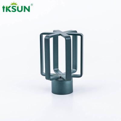 China Sanding Process Curtain Rod Finials Textured For Home Decoration for sale