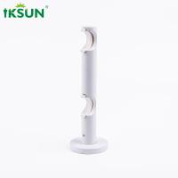 China 36mm Heavy Duty Curtain Rod Bracket Ceiling Mount Cylindrical Shape for sale