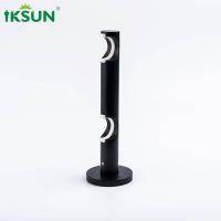 China Aluminium Alloy Curtain Rod Brackets 190mm Length With Painting Treatment for sale