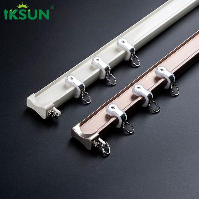 China Aluminium Corner Curtain Track , 6.7m Ceiling Track Curtain Rail Multipurpose for sale